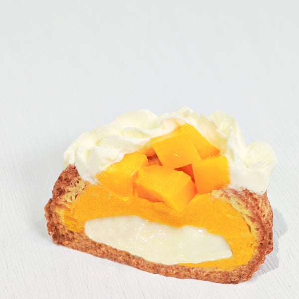 芒果布丁麻糬泡芙｜Mango Pudding Mochi Puff – Butteroom Baking Studio